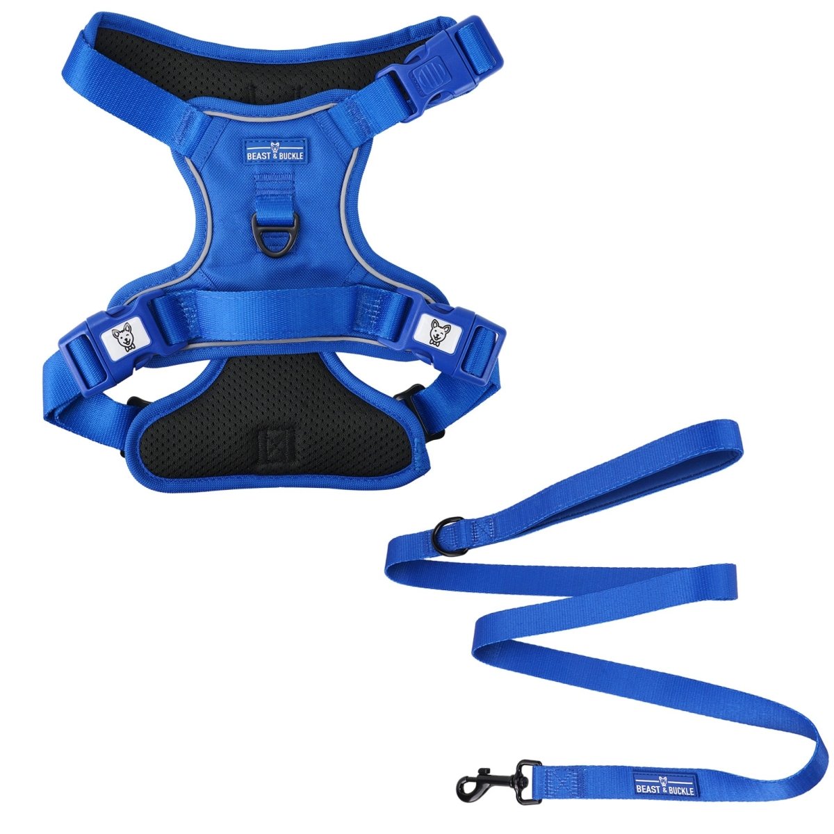 Blue No Pull Harness & Leash Bundle – Beast & Buckle