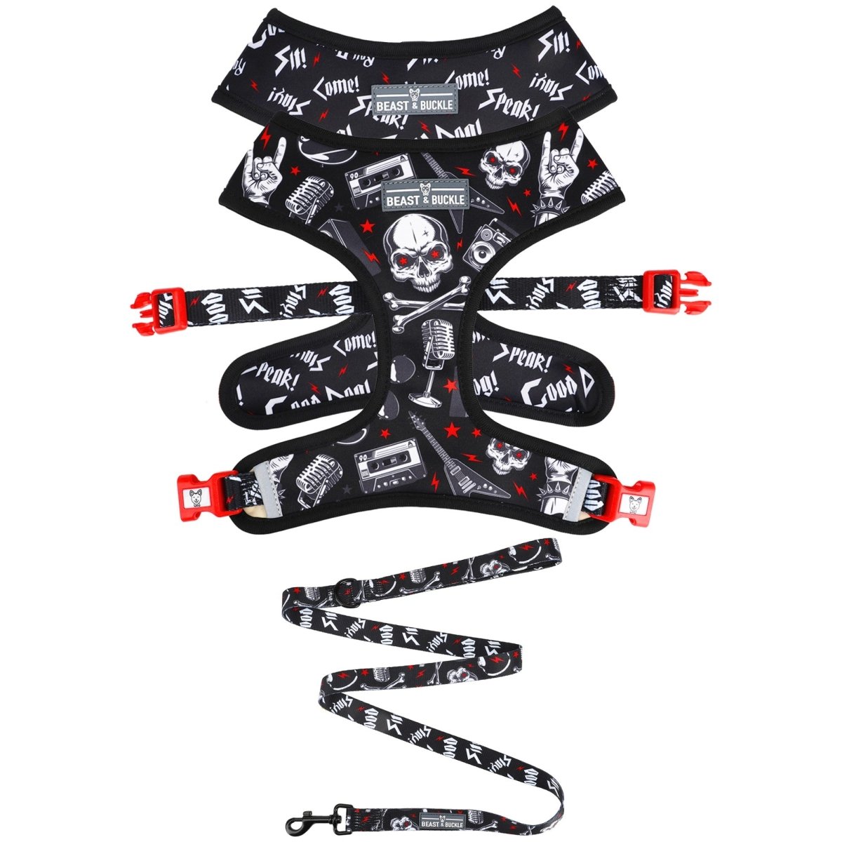 Heavy Metal Harness and Leash Set – Beast & Buckle