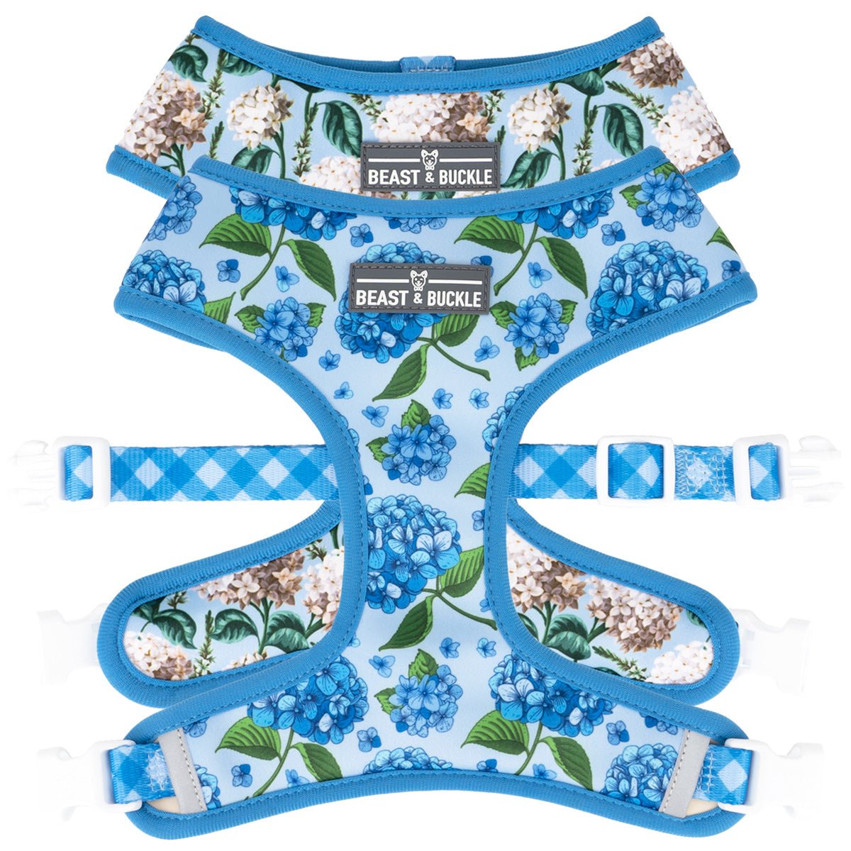 Hydrangea Reversible Dog Harness – Beast & Buckle