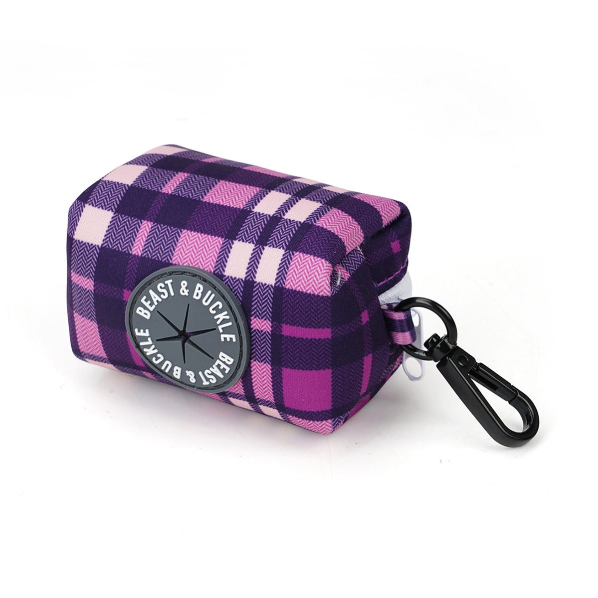 Purple Plaid Poop Bag Holder – Beast & Buckle