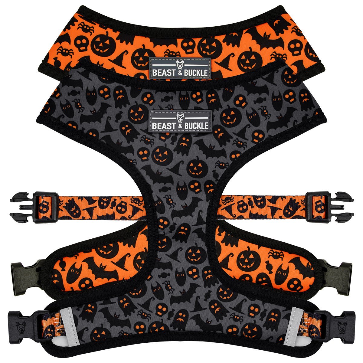 Spooky Reversible Dog Harness - CLEARANCE – Beast & Buckle