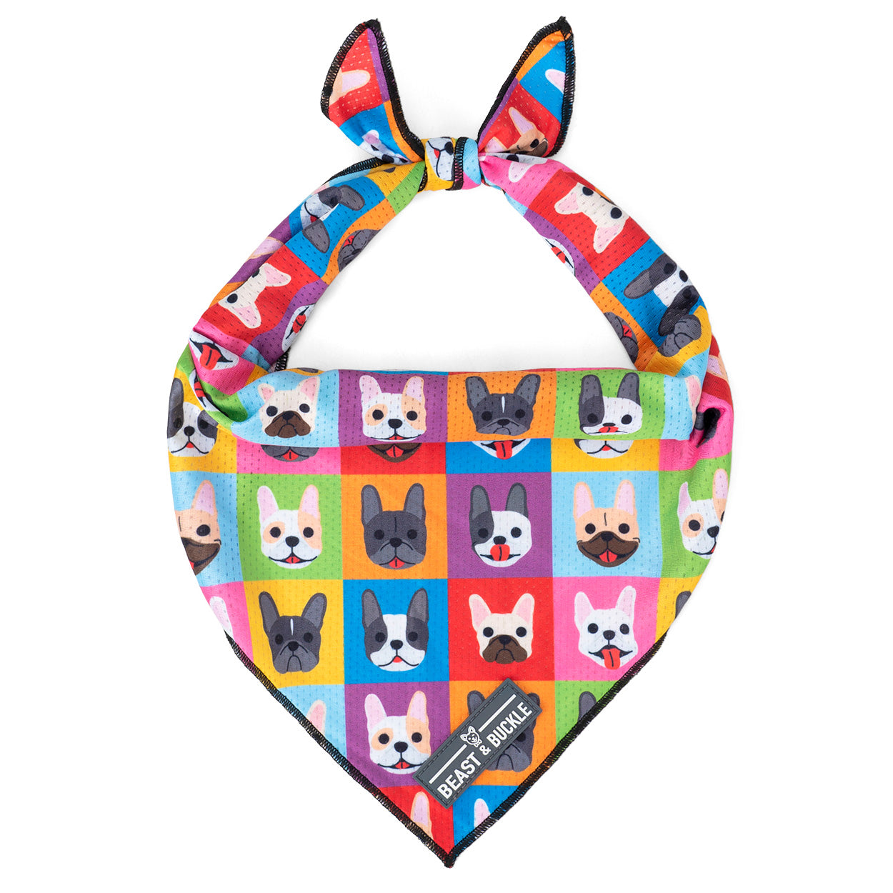 Frenchie Fam Cooling Dog Bandana – Beast & Buckle